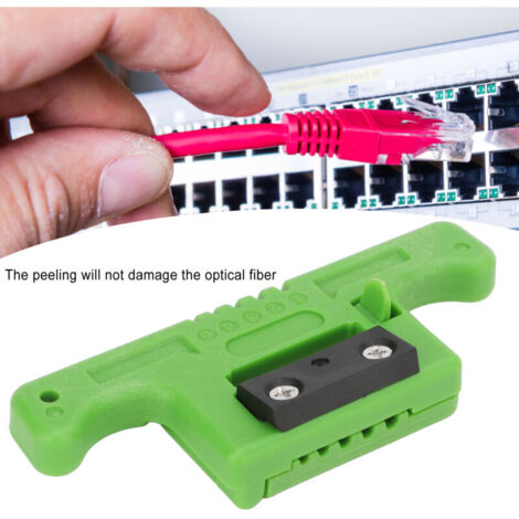 Fiber stripper, 5-channel longitudinal stripping tool, PVC casing ...