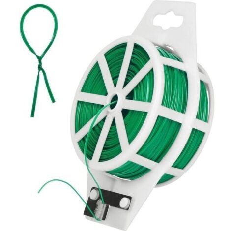 Garden wire, 100 m, twisted wire for climbing plants, vines, shrubs and ...