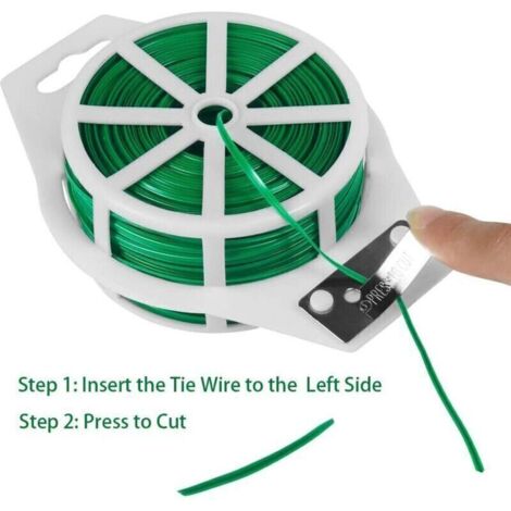 Garden wire, 100 m, twisted wire for climbing plants, vines, shrubs and ...