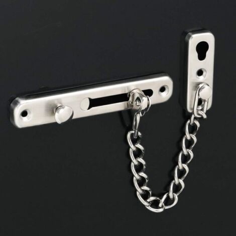 Security Door Chain, Narrow Door Limiter, Anti-Theft Spring Door Lock ...