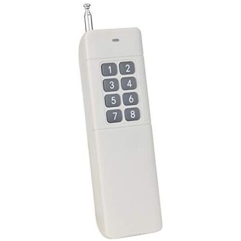 3000m Long Range High Power 4 6 8 12CH RF Remote Control Transmitter ...