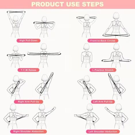 Resistance bands with handles, figure-eight exercise bands suitable for ...