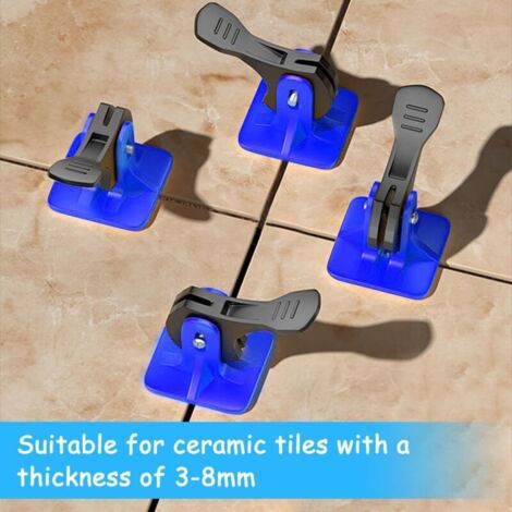 100-Piece Tile Leveling Wedge Set, Tile Leveling System Kit, with 100 ...