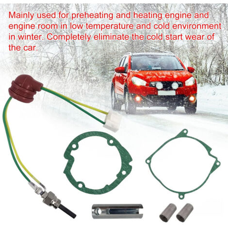 Set of 5 Ceramic Glow Plugs, 12V 5KW Replacement Parts for Camper Van ...