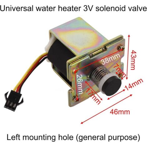 Solenoid valve, DC3V ZD131-B Gas valve Electric heating Wind column ...
