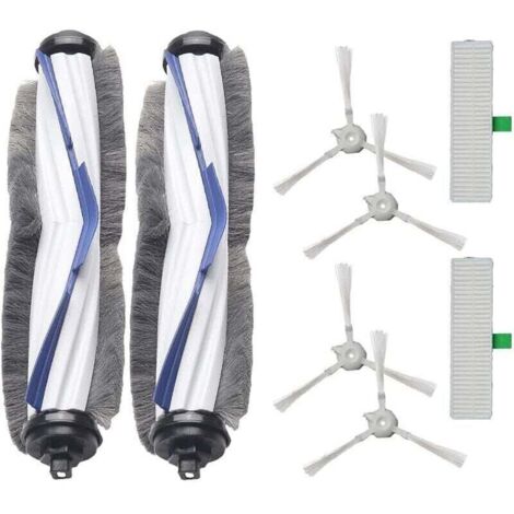 Set of 8 main side brushes for Explorer 60 RR7427 RR7447 robot vacuum ...