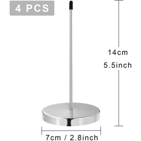 pcs Metal Note Holders, Invoice Needles with Round Base, Memo Holders ...