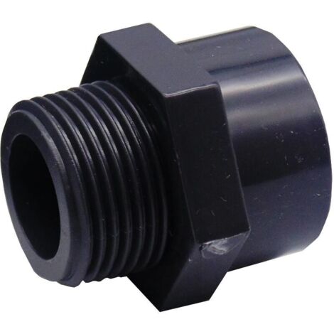 DN32 external thread PVC fitting, mixed sleeve with 40mm internal ...