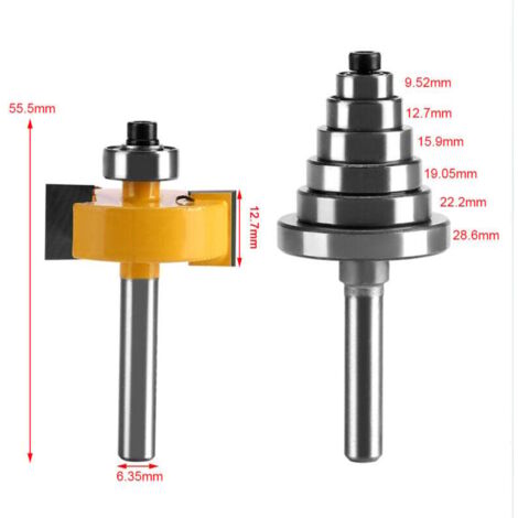 Wood Grooving Cutter, Grooving Cutters for Routers, Rebate Cutter with ...