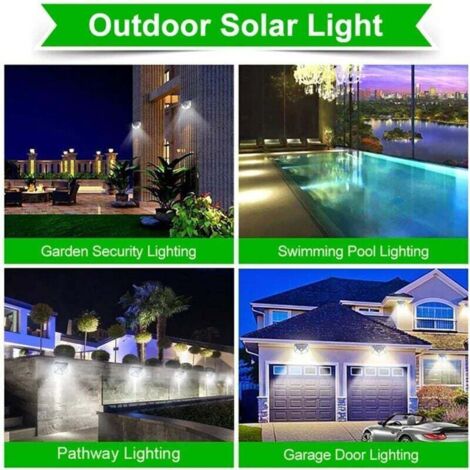 100 LED Solar Light, IP65 Waterproof Outdoor Light