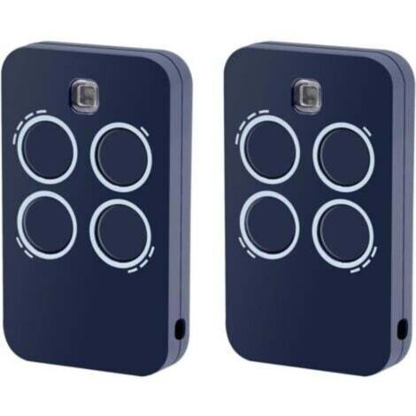 Pack of 2 replacement 4-channel garage door opener remote controls ...