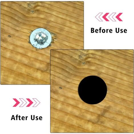 Pack of 290 self-adhesive, dust-resistant PVC screw covers for ...