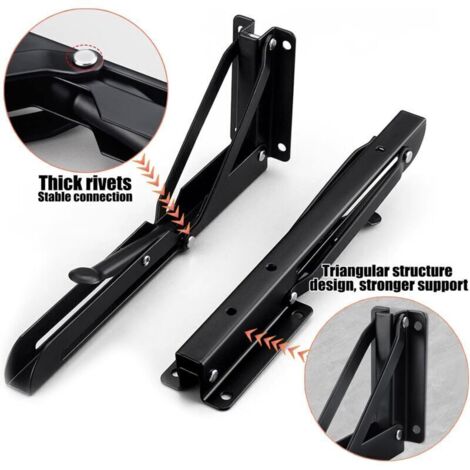 500mm Folding Bracket Support, Heavy Duty Folding Bracket 2 Pieces ...