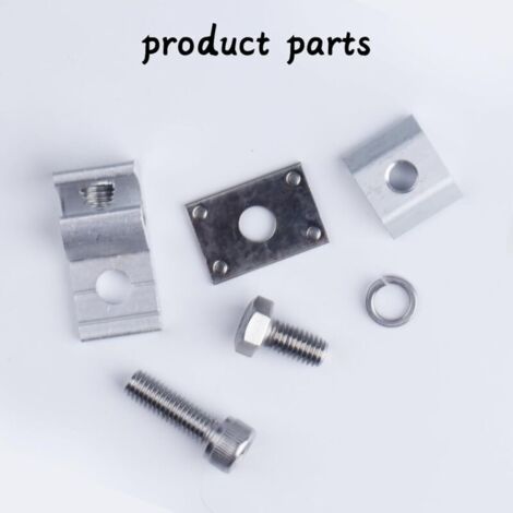 Grounding clamp, 6 pieces, Solar panel grounding clips, Standard ...