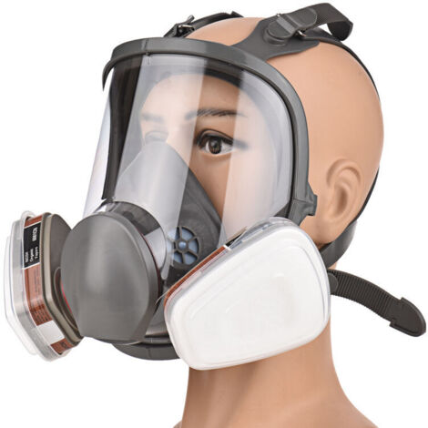 Full face mask, gas mask, paint dust mask, chemical pesticide mask ...