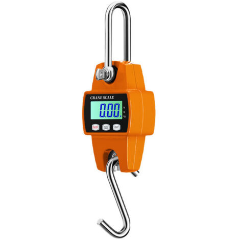 Electronic Scale 300kg Hanging Hook Scale Dynamometer LCD Industrial ...