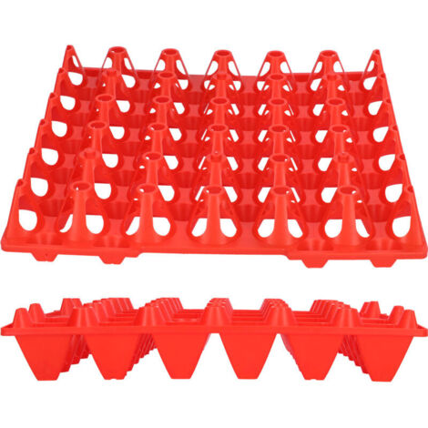 Stackable Egg Trays, 30 Cellular Egg Crates, Support Tray for Safe ...