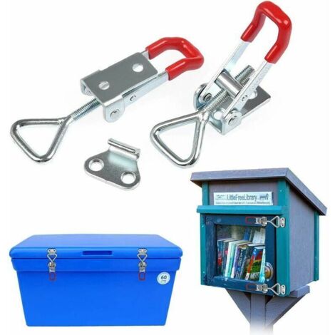 6PCS Adjustable Lever Toggle Latch Metal Latch for Boxes, 100kg/220lb ...