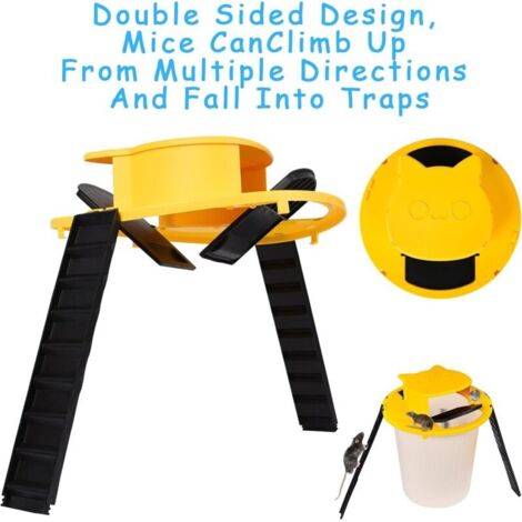 Flip Slide Bucket Mouse Trap, Rat Trap and Mouse Catcher, Reusable ...