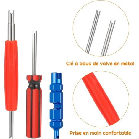 44-Piece Valve Core Remover Set, Car Tire Valve Repair Tool for Cars ...