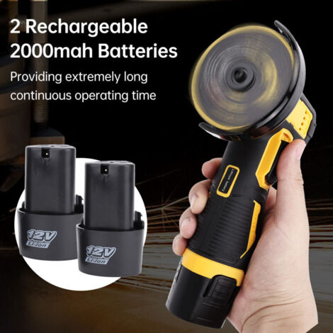 Mini Cordless Grinder, 76mm Mini Cordless Angle Grinder, Cordless Angle ...