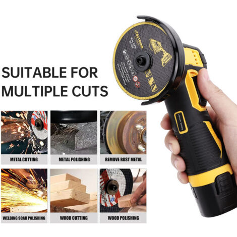 Mini Cordless Grinder, 76mm Mini Cordless Angle Grinder, Cordless Angle ...