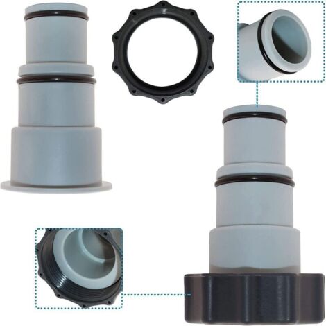 Set of 2 Intex A-series pool adapters - Replacement hose adapter for ...