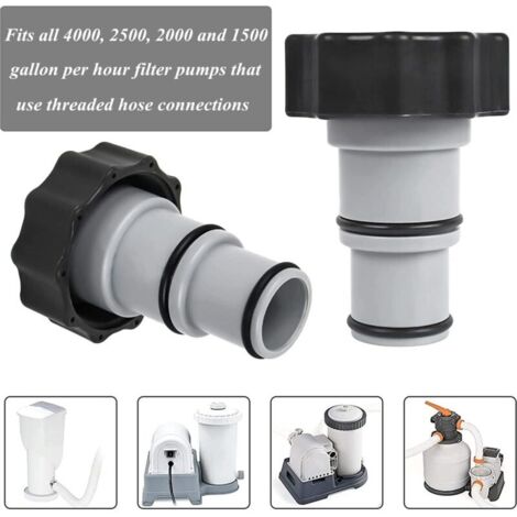 Set of 2 Intex A-series pool adapters - Replacement hose adapter for ...