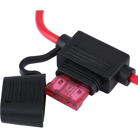 Blade fuse holders, Plastic + Metal Current Protection Dectein 10pcs ...