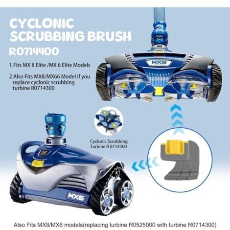 2 Tire Tracks R0526100, 2 Motor Bearings R0527000, 4 Centrifugal Scrub ...