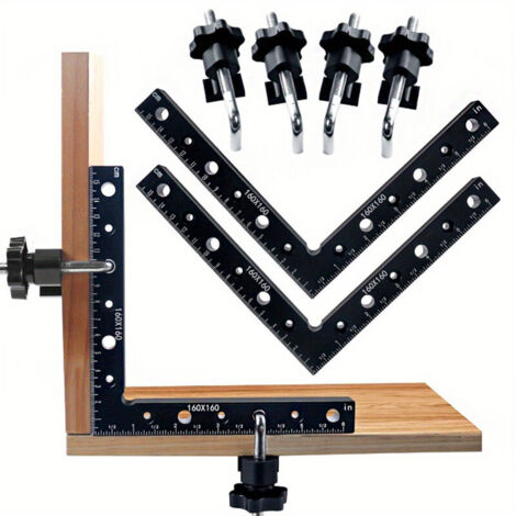 Right angle clamping brackets for woodworking, aluminum alloy angle ...