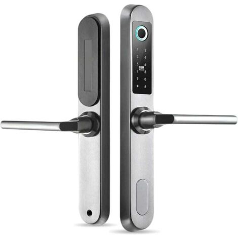 Smart Fingerprint Lock, 4-in-1 Smart Door Lock, Adjustable Door Handle ...