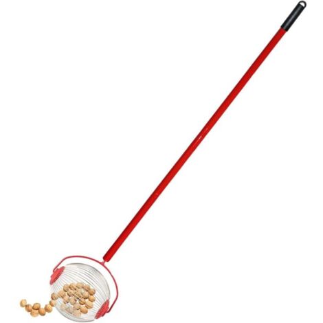 Roller nut collector, chestnut picker with telescopic pole, garden nut ...