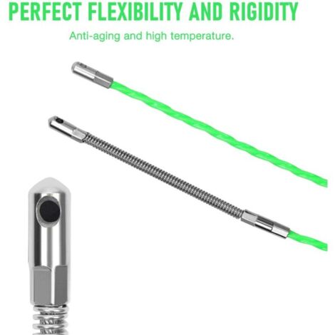 30M Nylon Wire Puller Needle with Flexible Guide Head, Electrician's ...