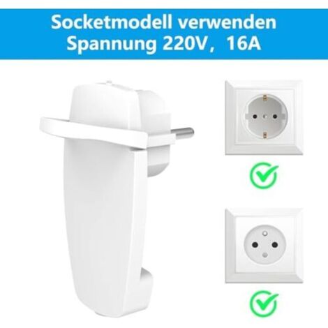 Flat plugs, pack of 4, 250V angled plugs, flat plug, flat socket, 250V ...