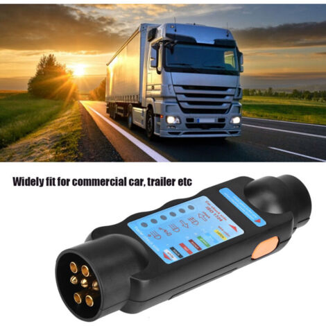 7-Pin Trailer Tester, 12V Trailer Light Tester, Cable Wiring Circuit ...