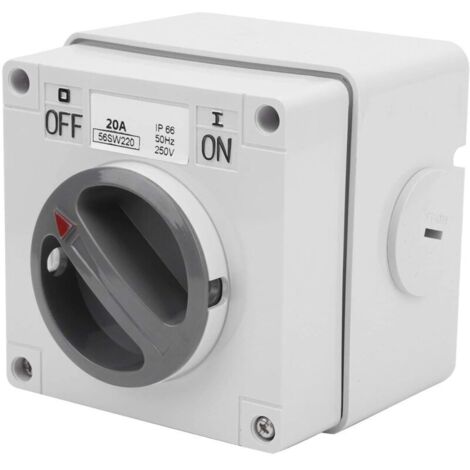 IP66 250V Waterproof 2-Position Rotary Selector Switch, Dustproof On ...