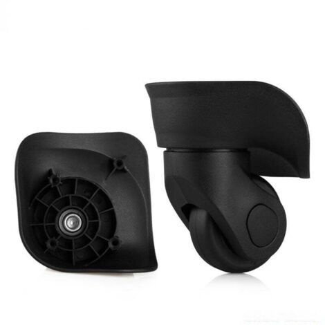 Pair of durable, silent, multidirectional rubber replacement suitcase ...