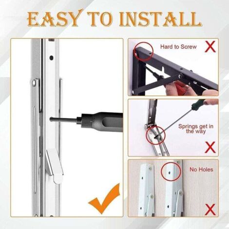 400mm Folding Bracket, Folding Shelf Supports, Maximum Load 150kg ...