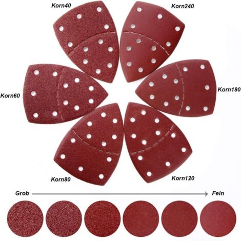 Sanding Triangles, Sandpaper for Bosch PSM 100A, PSM 160, PSM 200 AES ...