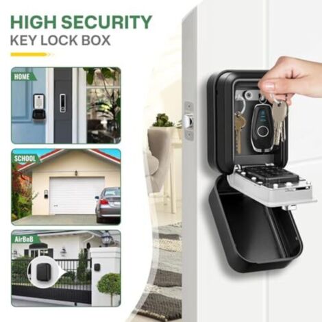 Secure Outdoor Key Box, Waterproof Key Box, Large Robust Key Safe, Key ...