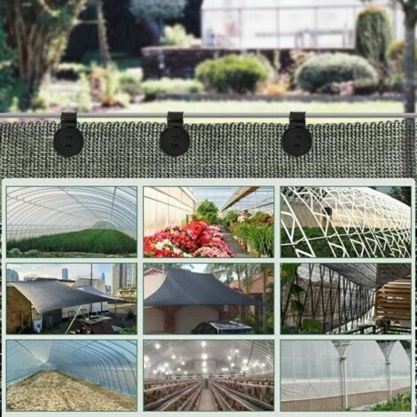 Pack of 100 clips for shade sails, fixing clips for tarpaulins, special ...