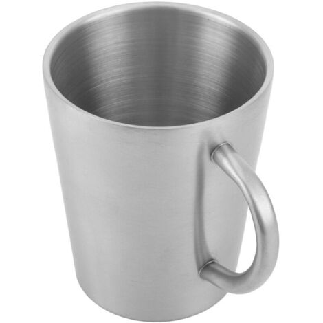 Coffee mug with handle, stainless steel tea mug, for tea and coffee ...