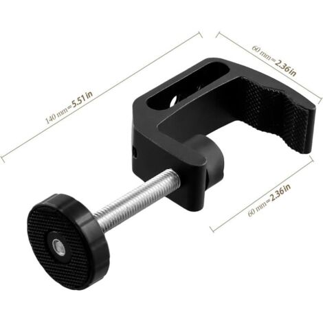Set of 4 Adjustable C-Clamps from 0 to 60 mm, Made of Aluminum Alloy ...