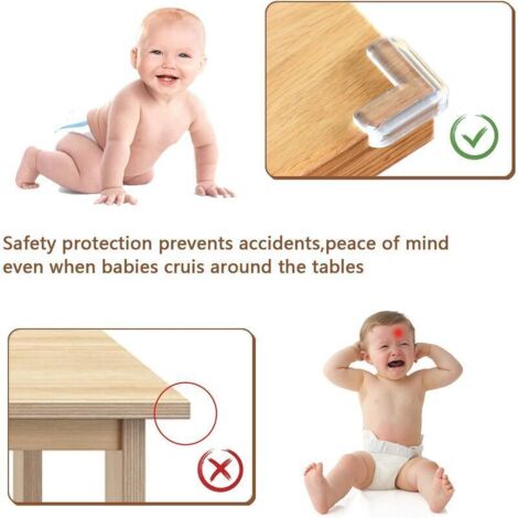 Baby Corner Protectors, 24 Pieces Transparent Child Corner Guards ...