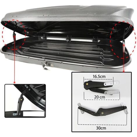 Set of 2 roof box support arms, roof box rack, vehicle luggage rack ...