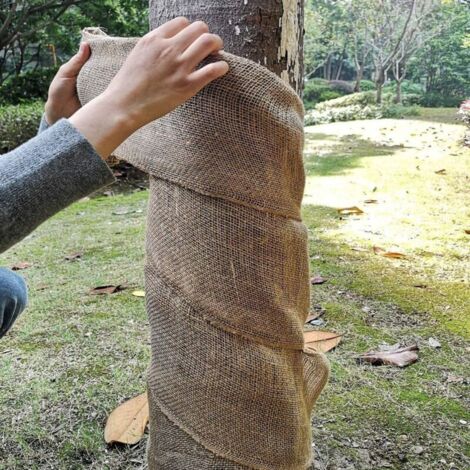 Set of 2 rolls of burlap protective paper for protecting bark - 30 x ...