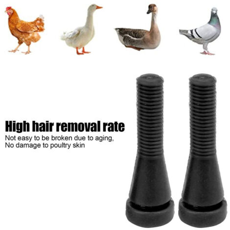 50 Pcs Poultry Plucker Rubber Fingers Hair Removal Stick Plucker ...