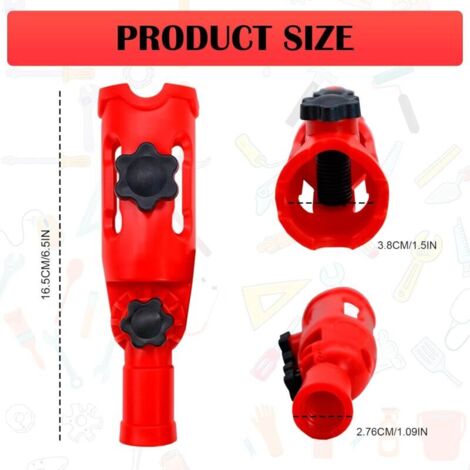 Extendable Multi-Angle Paintbrush Holder, Adjustable Adapter for ...