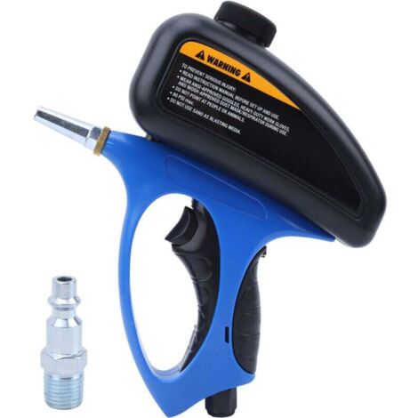 Portable Sandblaster, Portable Sandblasting Gun Kit with Small Nozzle ...